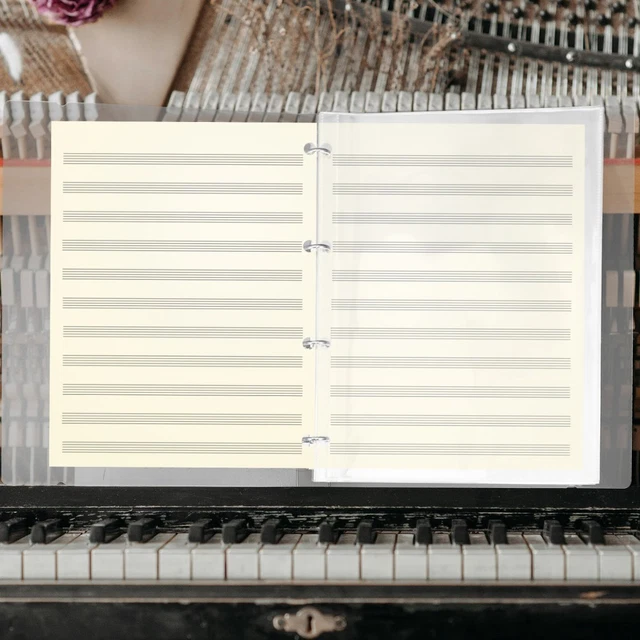 MUSIC BINDER WITH Folders Musician for Choral Singers Storage Book $52. ...