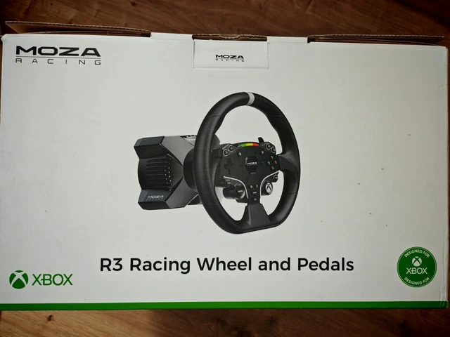 MOZA R3 BUNDLE, Lenkrad, Pedale inkl. ES Formula Wheel Rim Mod (Xbox ...