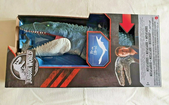 Jurassic World Real Feel Mosasaurus Action Figure By Mattel New £5600 Picclick Uk