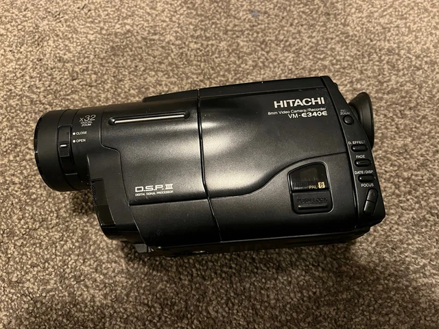 VINTAGE HITACHI VM-E340E ANALOGUE CAMCORDER 8mm Video - Untested ...