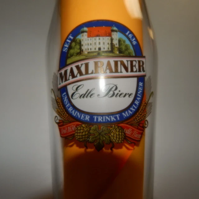 VINTAGE GERMAN MAXLRAINER Edle Bier .5L Beer Glass Rare $21.50 - PicClick