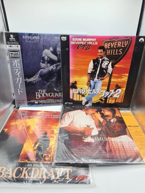 LASERDISC BODYGUARD BEVERLY Hills Backdraft JAPANESE COLLECTION JOB LOT ...