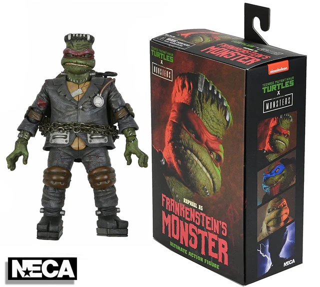 NECA TMNT UNIVERSAL Monsters Ultimate Raphael Frankenstein’s Monster ...