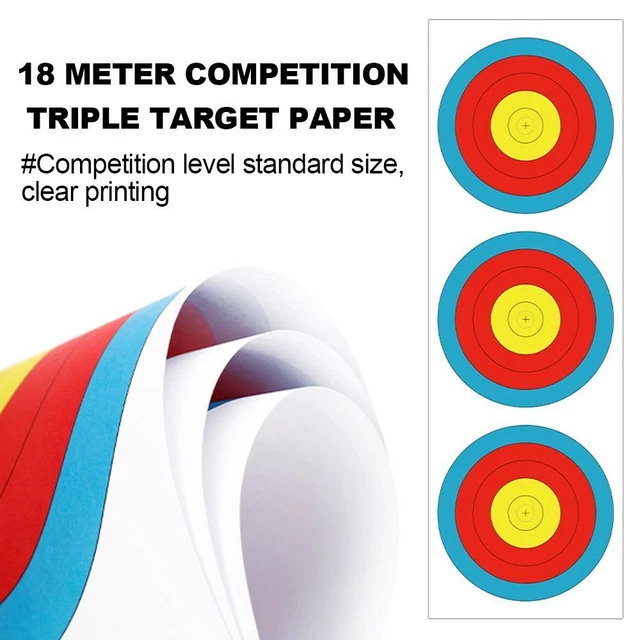 HUNTING ARCHERY TARGETS Paper 18M Target Practice Paper Bow Arrow ...