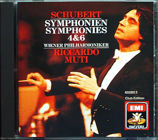 RICCARDO MUTI: SCHUBERT Symphony No.4 Tragic 6 Wiener Philharmoniker ...
