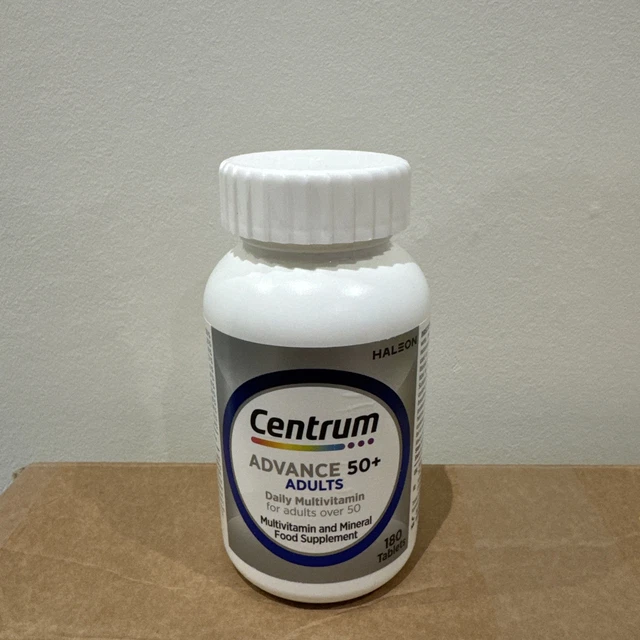 CENTRUM ADVANCE 50+ Multivitamin & Mineral 180 Tablets NEW | Expiry ...