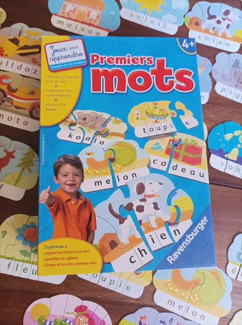 JEU PREMIERS MOTS - Ravensburger - Lettres Syllabes Ecriture Lecture ...