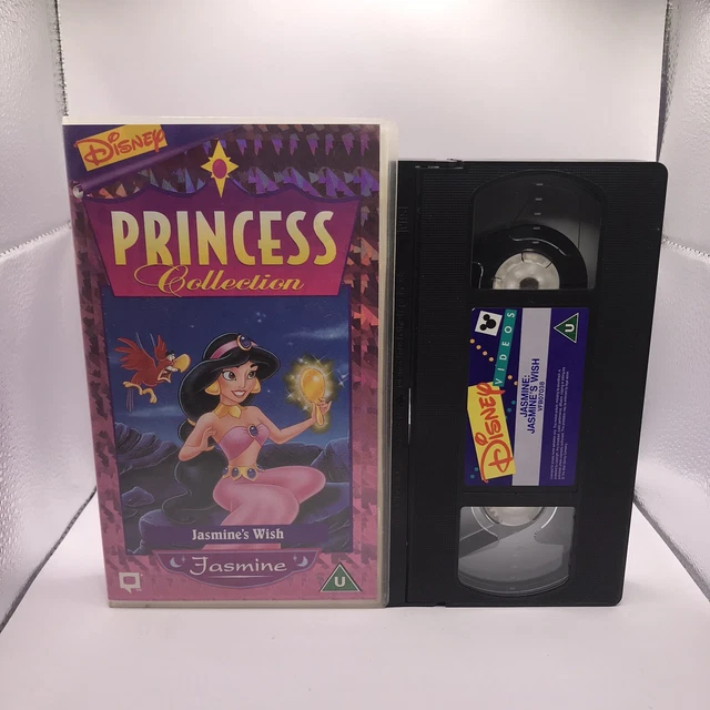DISNEY PRINCESS COLLECTION - Vhs Video - Jasmine’s Wish - Aladdin ...