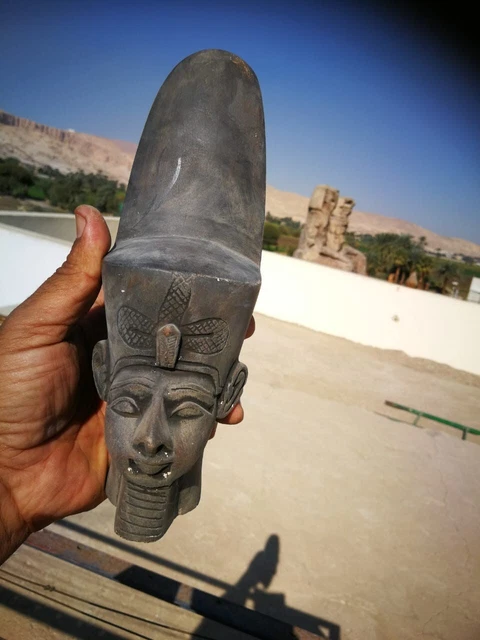 RARE ANCIENT EGYPTIAN Antiquities Egyptian Head of king Ramses II ...
