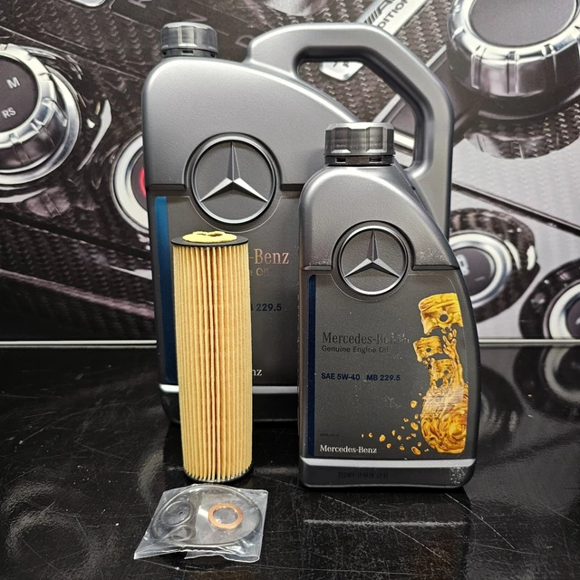 GENUINE MERCEDES-BENZ C-CLASS 160 180 200 Petrol Oil Filter & Engine ...