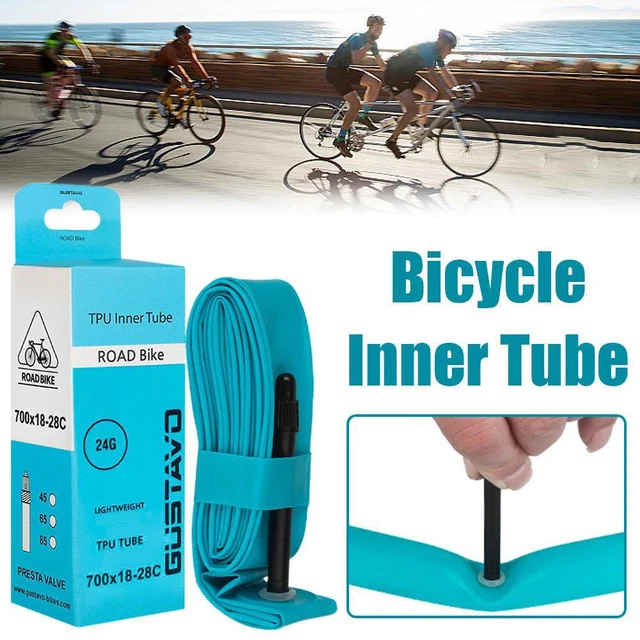 ULTRALIGHT BIKE INNER Tube 700c 45/65/85MM Road MTB Bicycle TPU Material Tire N £5.12 - PicClick UK