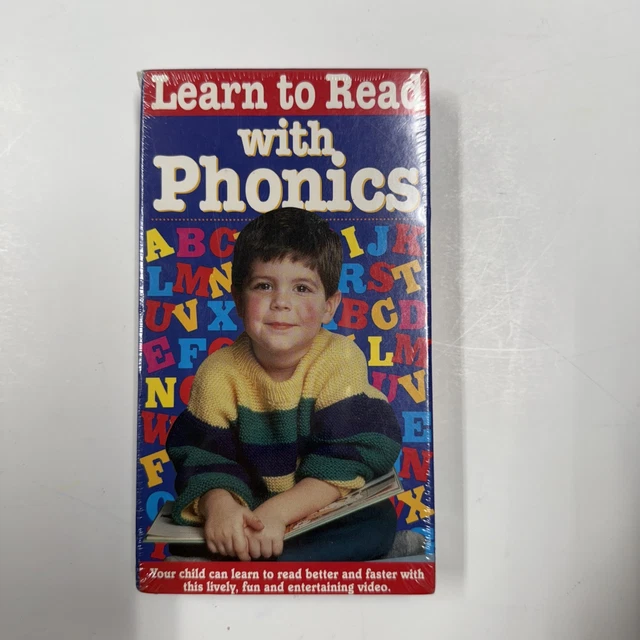 LEARN TO READ With Phonics Vintage Sealed Vhs 1994 Goodtimes Home Video ...