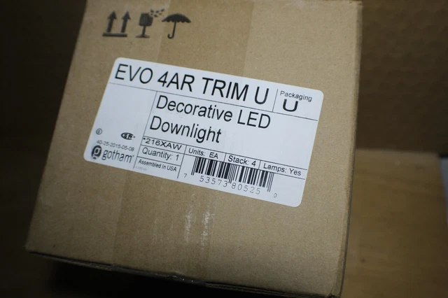 GOTHAM EVO 4AR TRIM U EVO ROUND DOWNLIGHT 4in CLEAR SKU - 216XAW $52.95 ...
