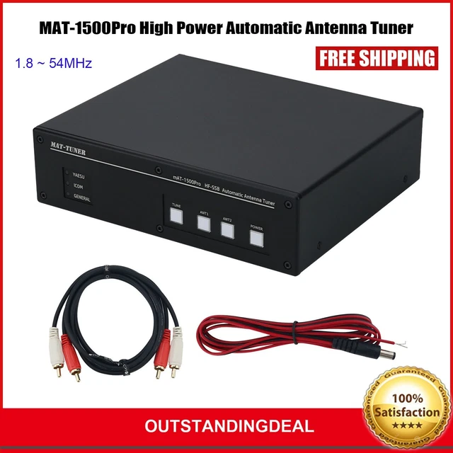 MAT-1500PRO HIGH POWER Automatic Antenna Tuner Shortwave Radio for ...