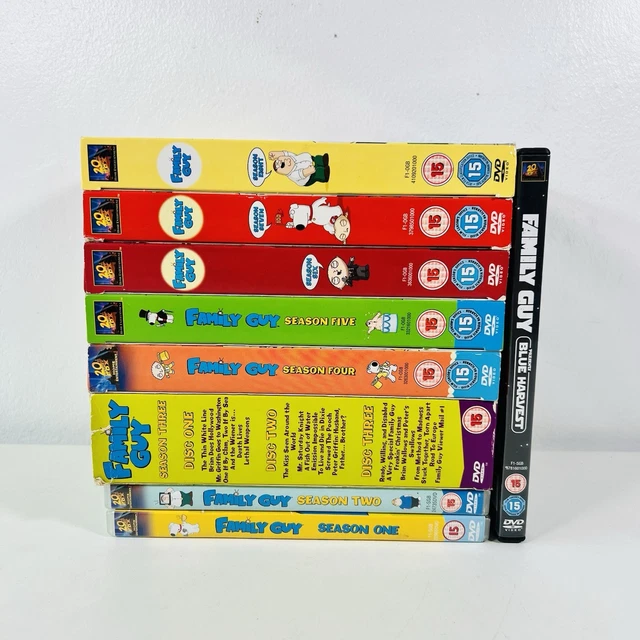 FAMILY GUY DVD Box Set Complete Seasons 1-8 + Star Wars £14.95 ...