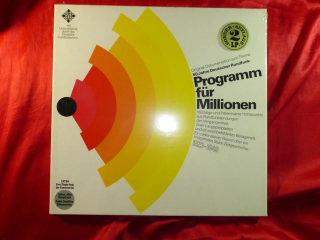 50 JAHRE DEUSCHER Rundfunk Programm Für Millionen 1923-1949 Telefunken ...