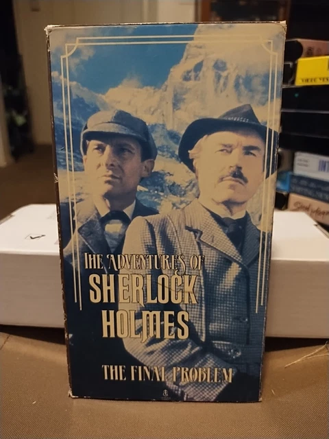 VINTAGE VHS THE Adventures Of Sherlock Holmes The Final Problem £11.99 ...