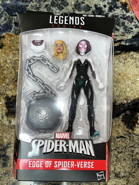 MARVEL LEGENDS SPIDER Gwen 6" Absorbing Man Wrecking Ball BAF MIB ...