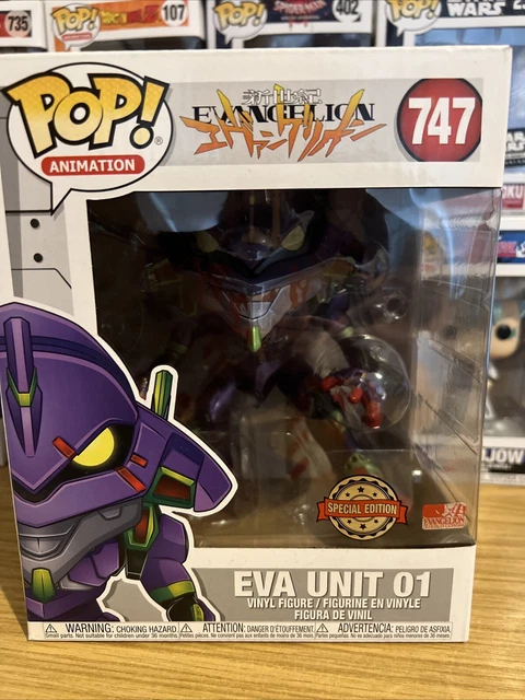 FUNKO POP! NEON Genesis Evangelion Eva Unit 01 Bloody Variant #747 6 ...