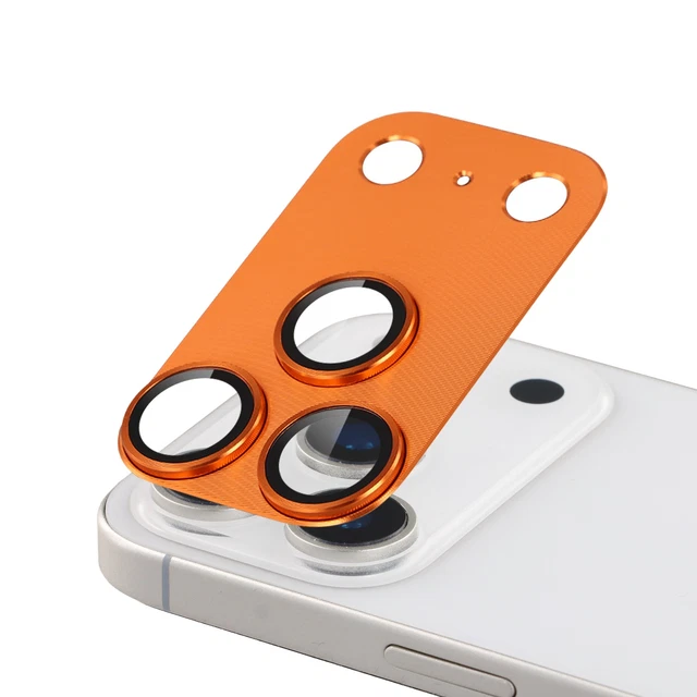 FOR IPHONE 17 Pro Max 17 Air Camera Lens Protector Metal Alloy Tempered ...