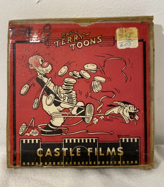 CASTLE FILMS 1940S/50S PAUL TERRY TOONS #762 8MM MOVIE “Puss in Boots ...