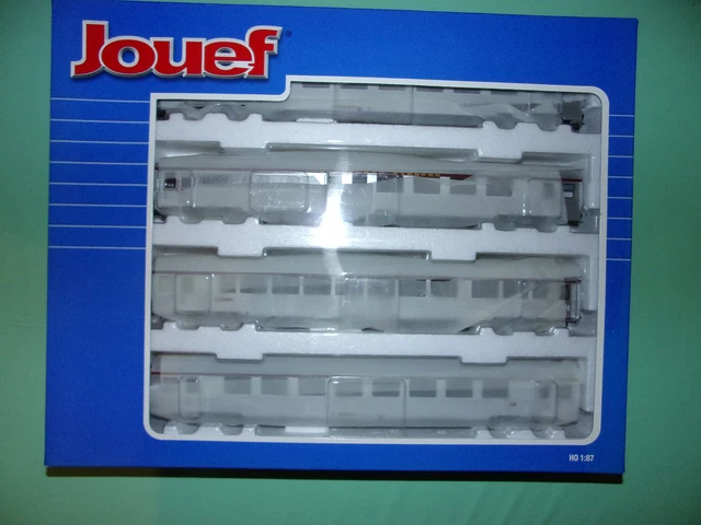 JOUEF COFFRET 4 voitures de voyageurs TEE INOX "LE CISALPIN" HJ4007 ...