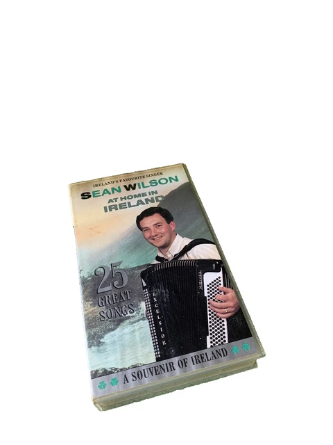 SEAN WILSON-AT HOME IN IRELAND-VHS TAPE-MUSIC VIDEO 25 Great Songs ...