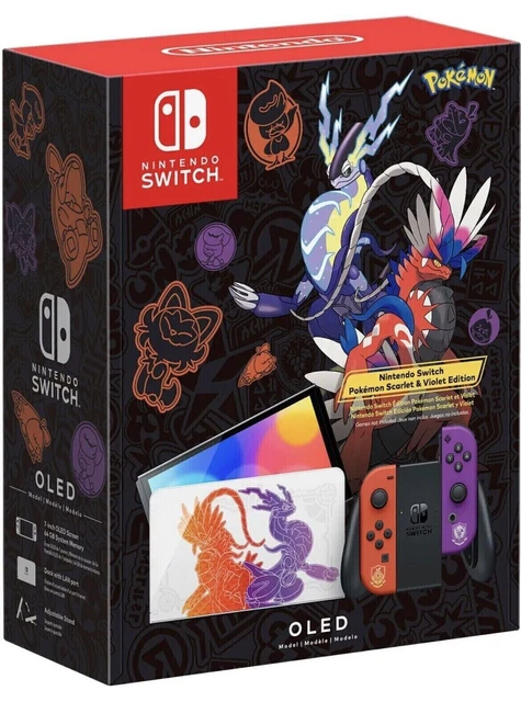 NEW NINTENDO SWITCH OLED Pokemon Scarlet & Violet Edition from japan £ ...