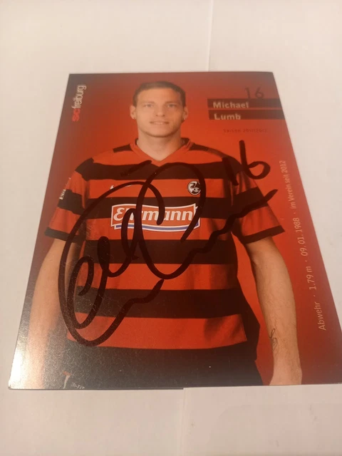 SIGNED POSTCARD MICHAEL Lumb SC Freiburg NEW £2.09 - PicClick UK
