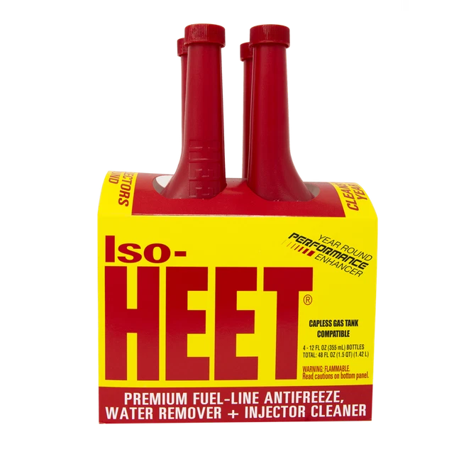 ISO-HEET WATER REMOVER & Premium Fuel Line Antifreeze + Injector ...