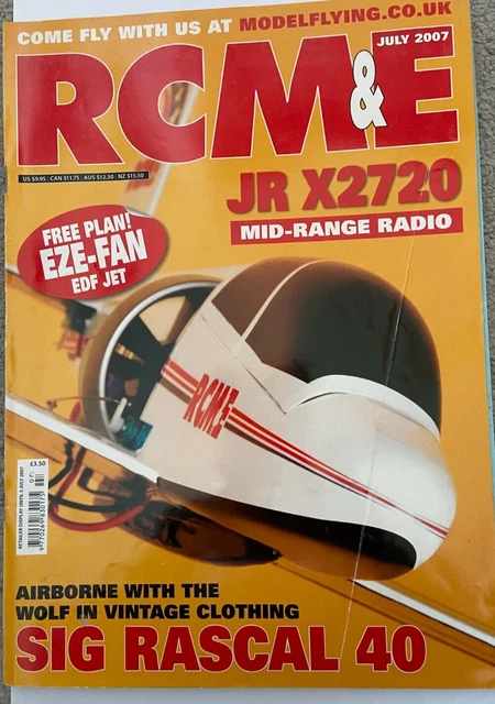 RADIO CONTROL MODELS And Electronics July 2007 Magazine Plan Included £ ...