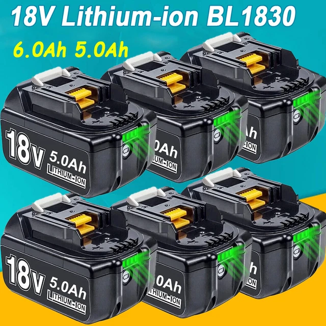 FOR MAKITA 18V 5.0Ah 6.0Ah 9.0Ah LXT LI-ION BATTERY BL1860 BL1850 BL1840 BL1830 £16.99 - PicClick UK