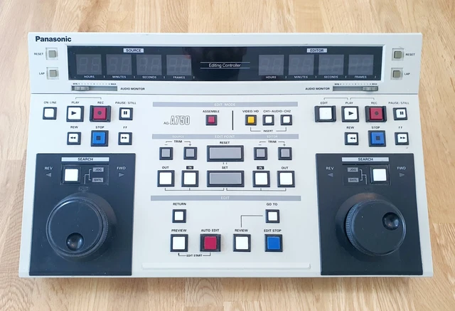 PANASONIC VIDEO EDITING Controller Vintage Professional AG-A750 £65.00 ...