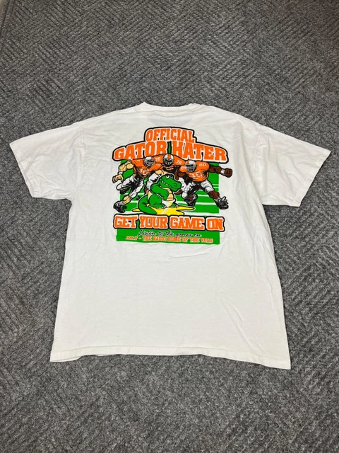 Y2K TENNESSEE VOLUNTEERS Gator Hater T Shirt Mens Large White Short ...
