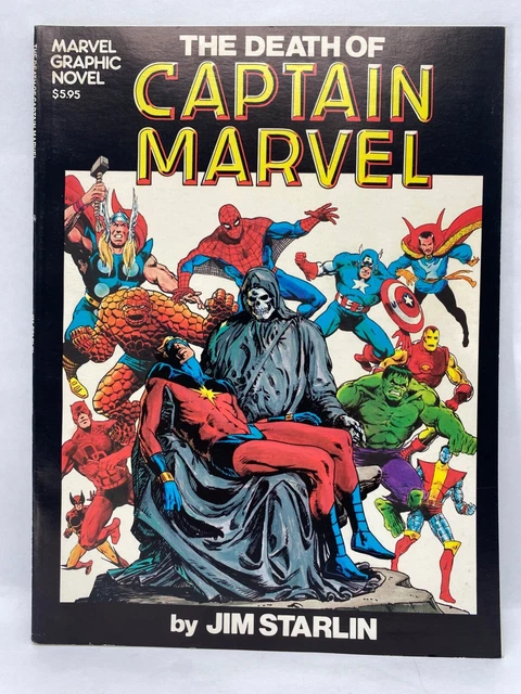 MARVEL GRAPHIC NOVEL: The Death Of Captain Marvel VF 3rd Print Comic ...