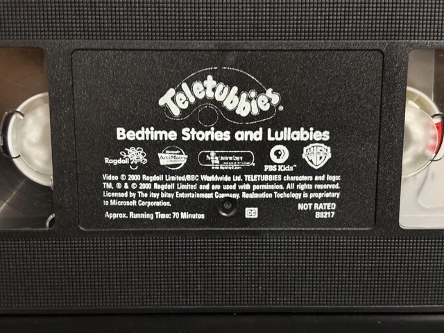 TELETUBBIES VHS CLAMSHELL Cassette Tapes Vol. 2-6 + Bedtime Stories Lot ...