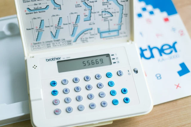 BROTHER KNITTING CALCULATOR KA-3000 Good working order. £75.00 ...