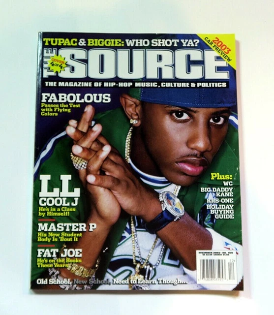 THE SOURCE MAGAZINE Issue #159 December 2002 Fabolous Cover $15.00 ...