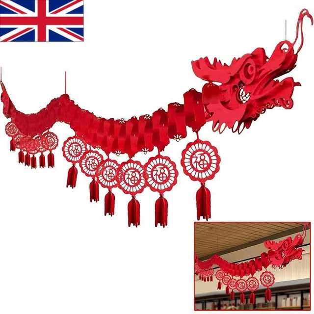 LUNAR NEW YEAR Decorations 2024 Chinese Dragon Banner Party Favors for ...