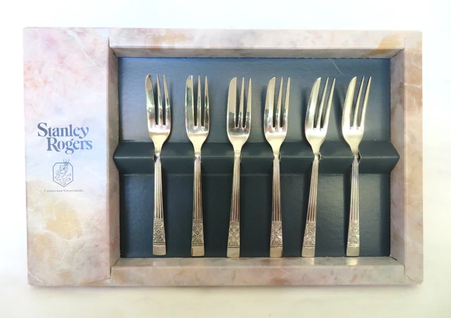 Forks Stainless Steel Stanley Rogers Albany 12 Piece Cake Fork Set ...