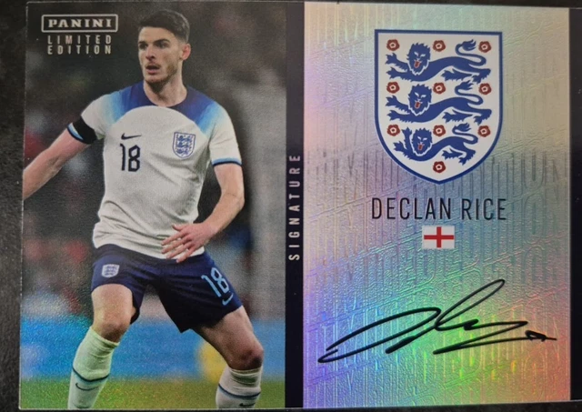 PANINI ADRENALYN XL EURO 2024 England LIMITED EDITION SIGNATURE DECLAN ...