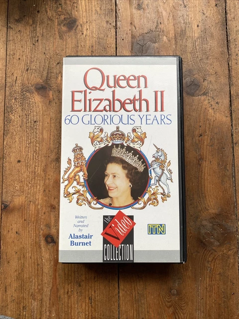 QUEEN ELIZABETH II 60 GLORIOUS YEARS VHS £10.99 - PicClick UK