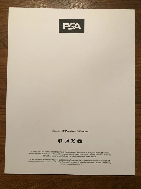COOPER FLAGG - November 2025 PSA Magazine Like New $28.99 - PicClick CA