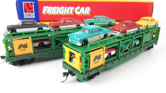 LIFE-LIKE AUSTRALIAN NATIONAL Car Carriers X 2 + 12 Cars Knuckles Vgc ...