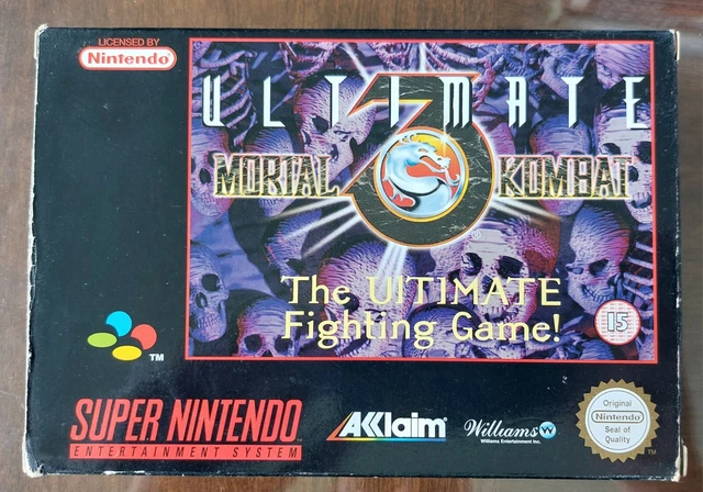 ULTIMATE MORTAL KOMBAT 3 - Super Nintendo SNES - Boxed/Complete. £150. ...