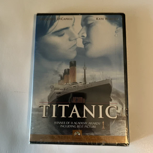 JAMES CAMERON'S TITANIC DVD Leonardo DiCaprio Kate Winslet Billy Zane ...