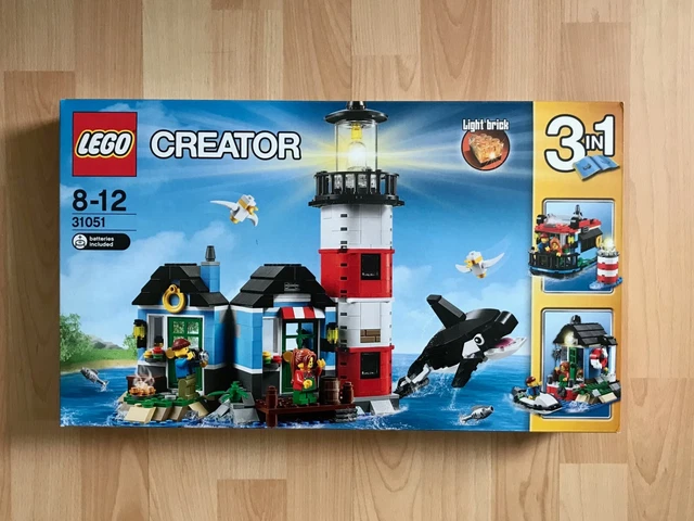 LEGO CREATOR 3-IN-1 Lighthouse Point (31051) - New Sealed - Retired ...
