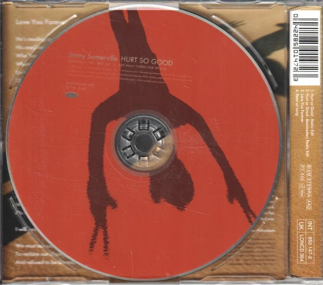 JIMMY SOMERVILLE HURT So Good CD UK London 1995 single LONCD364 £1.29 ...