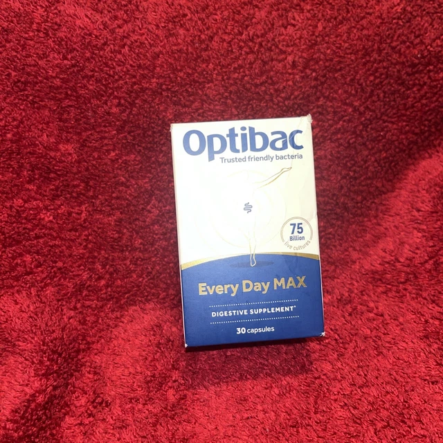 OPTIBAC FOR EVERY Day MAX 30 Capsules 2025 £30.00 - PicClick UK