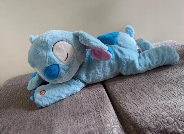 DISNEY LILO AND Stitch Sleeping Stitch Light Up Blue Soft Toy Plush ...